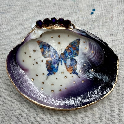 Blue Abalone Shell Table Runner. Abalone Shells Garland. - Etsy