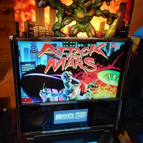 Arcade 1up Attack From Mars Topper - Etsy