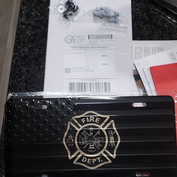 Real 100% Red Carbon Fiber Motorcycle License Plate Frame With Free ...