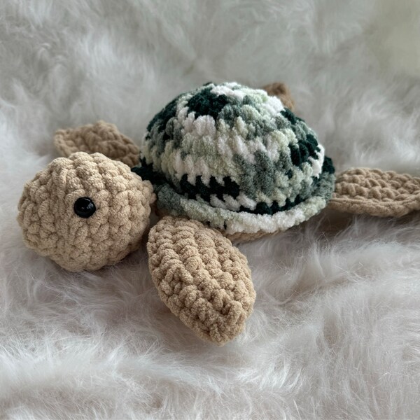 Fred the Sea Turtle Crochet Pattern PDF Download Includes Follow Along ...