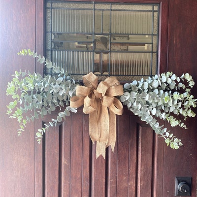 MIXED GREENERY SWAG Farmhouse Inspired Decor modernfarmhouse Swag ...