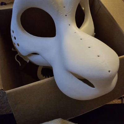 Wolf Fursuit Head Blank - Etsy
