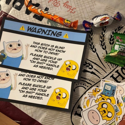 Car Warning Sticker - Etsy