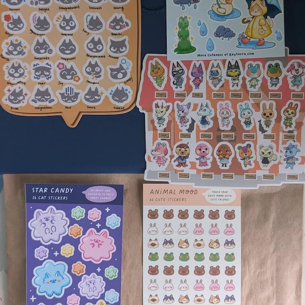 Pibble Dog Sticker Sheet - Etsy