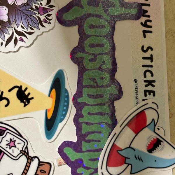 Holographic Goosebumps Logo 90s Nostalgia Water Resistant Vinyl Sticker ...