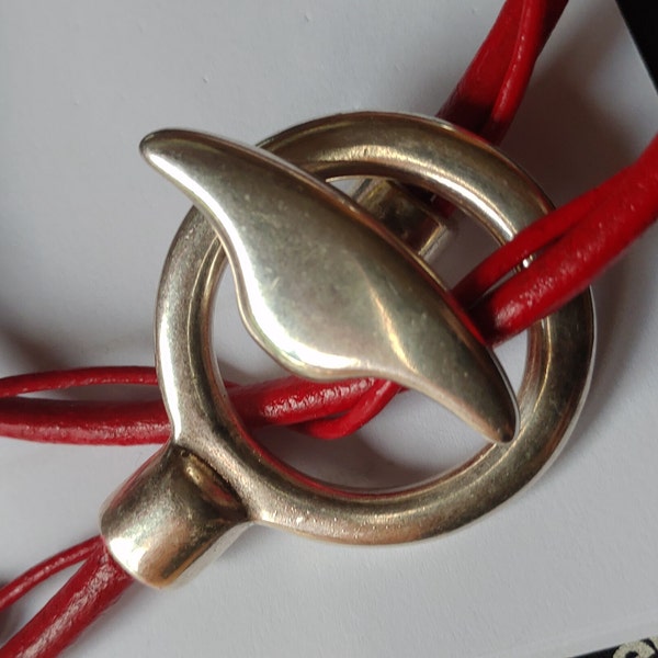 Leather Ring, Flower Ring, Sunflower, Zamak Ring, Adjustable, Modern ...