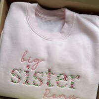 Embroidered Personalised Easter Top, Bunnies With Bows - Etsy UK