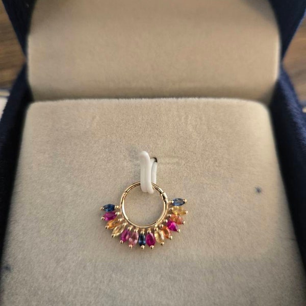 Ruby Belly Button Navel Piercing Rook Piercing Gold Navel Piercing ...