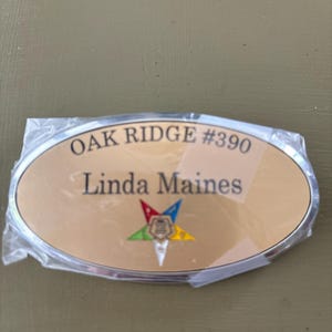 Order of Eastern Star 1 X 3 Framed Magnetic or Pin on Members Badge ...