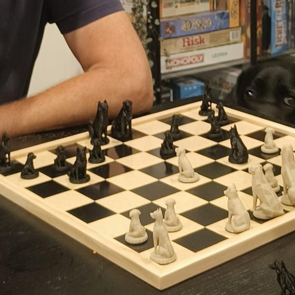 3D Printed Chess Set | for the Whovians - Etsy