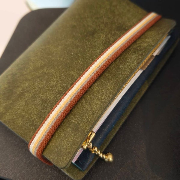 Minimalist TN, Full Grain Leather Travel Notebook, Minerva Box Leather ...