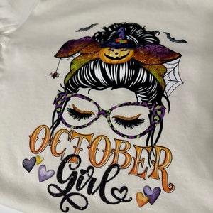 October Girl| DTF Transfers | Ready to Press Direct to Film Transfer ...