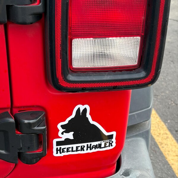 Heeler Decal, Blue Heeler Decal, Australian Cattle Dog Decal, Blue ...