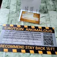 Blue WARNING Sign Poster / SCP Foundation / Unlimited Series POD - Etsy