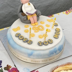 Edible Tractor Ted Cake Topper personalised | Etsy