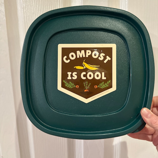 Compost is Cool Sticker - Etsy
