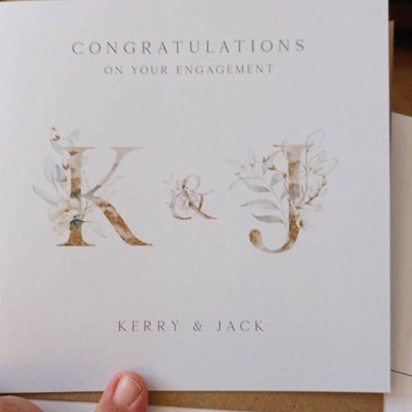Engagement Card | Congratulations on Your Engagement Card | Engagement ...