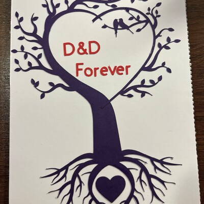 Love Tree SVG Valentines Day SVG Wedding Tree Gift Love - Etsy