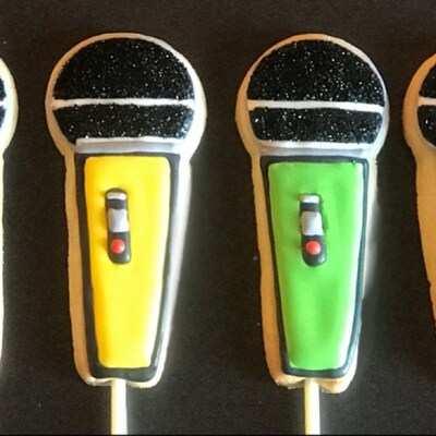 Singer Microphone Fondant Cookie Cutter and Stamp 1376 - Etsy