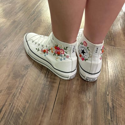 Embroidered Converse/ Converse Custom Constellation Embroidery ...