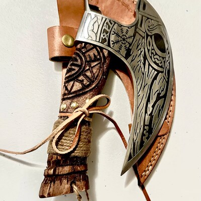 Beautiful Custom Handmade Viking Forged Axe, Collectibles Axe, Hatchet ...