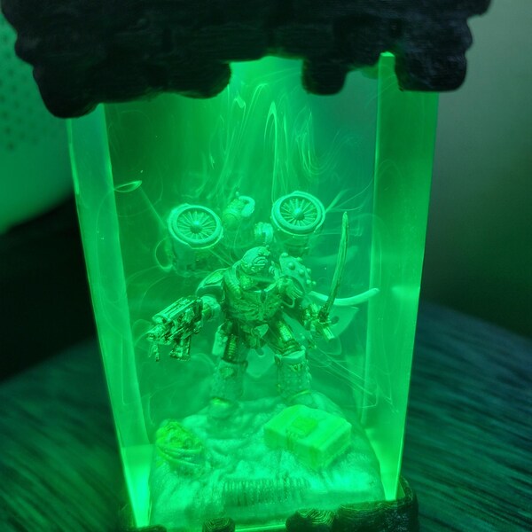 Nuclear Explosion Bomb Diorama, Model LIGHT Night Lamp Nuke Fallout ...