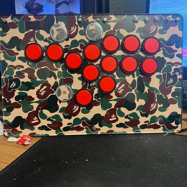 DIY Leverless All Button Controller Case for Sanwa and Similar Buttons ...