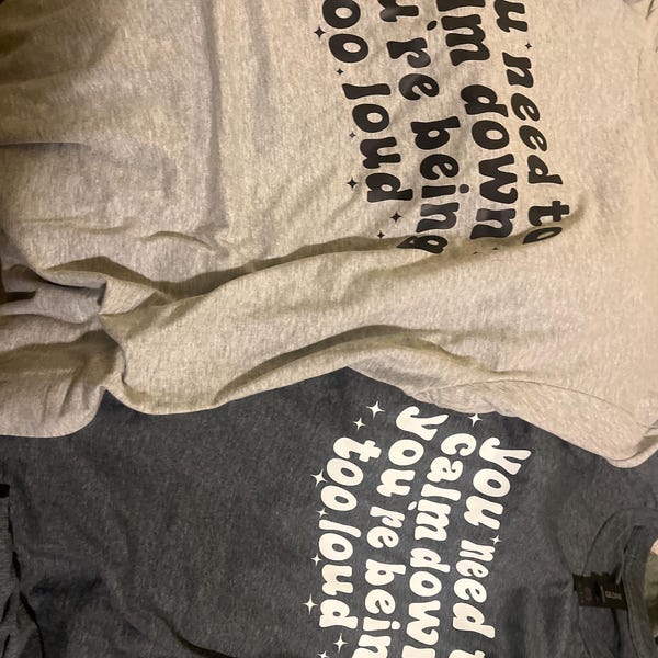 You Need to Calm Down, You're Being Too Loud Shirt, Teacher ...