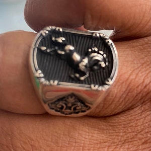 Mens Ruby Ring,ruby Silver Ring,eagle Figure Ring,red Stone Ring ...