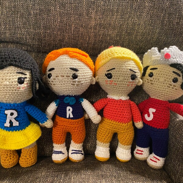 Archie and Friends Amigurumi Pattern, Pdf Pattern, English - Etsy