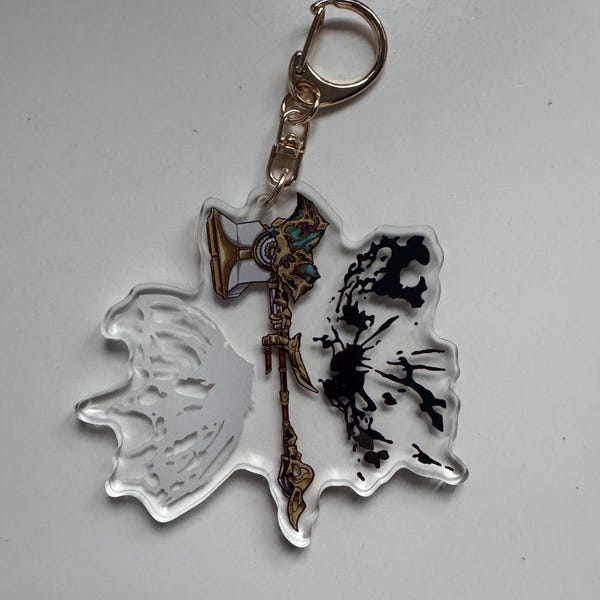 Arcane Jayce Hammer Acrylic Charm! (butterfly Jayvik) [pre-order!] - Etsy