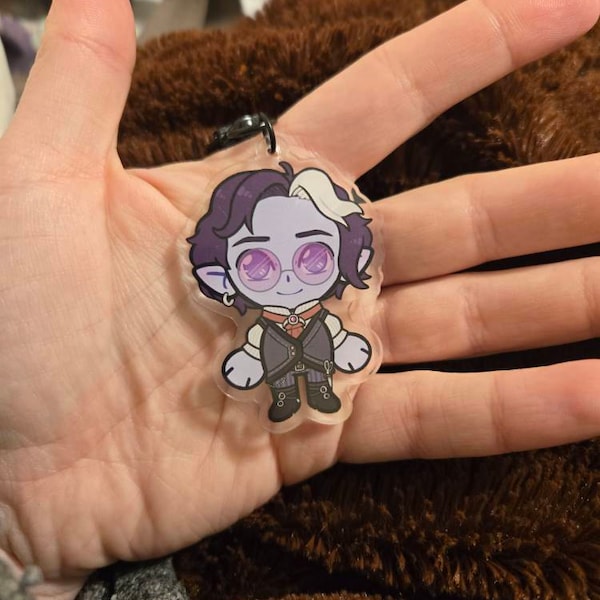 Palia Romanceable Npc's Double Sided Clear Acrylic Charm, Reth, Tish ...