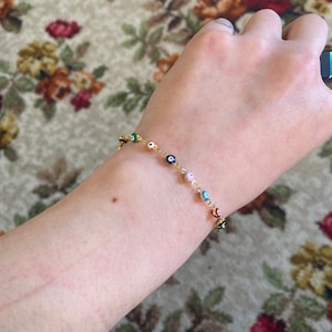 Evil Eye Pendant Floating Illusion Mini Evil Eye Charm | Etsy