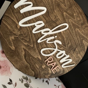 Custom Name Sign 12-36 Inch Child or Baby Name | Etsy