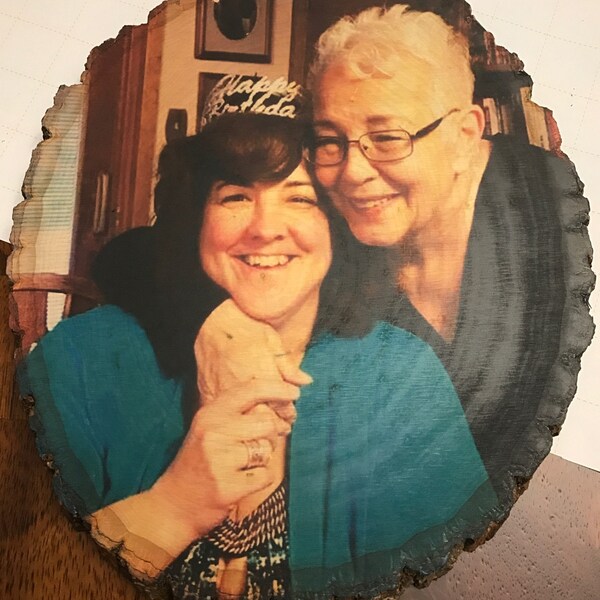 Best Friend Gift, Tree Slice Art, Wood Slab Decor, Birthday Gifts for ...