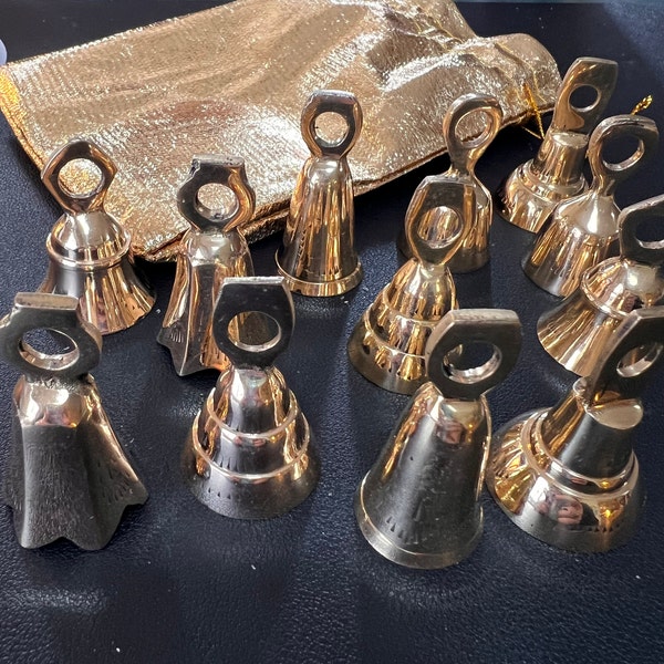 Brass Bells, 1 Doz, Variety Mix - Etsy