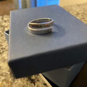 Let Him Lead, Wrap Ring, Christian Gift, Faith Jewelry, Gift for Friend ...