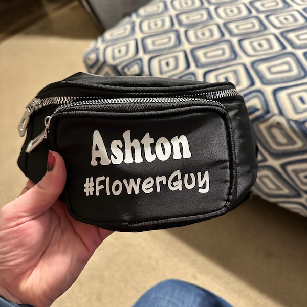 Flower Man Fanny Pack, Flower Dude Custom Fanny Packs, Flower Guy Waist ...