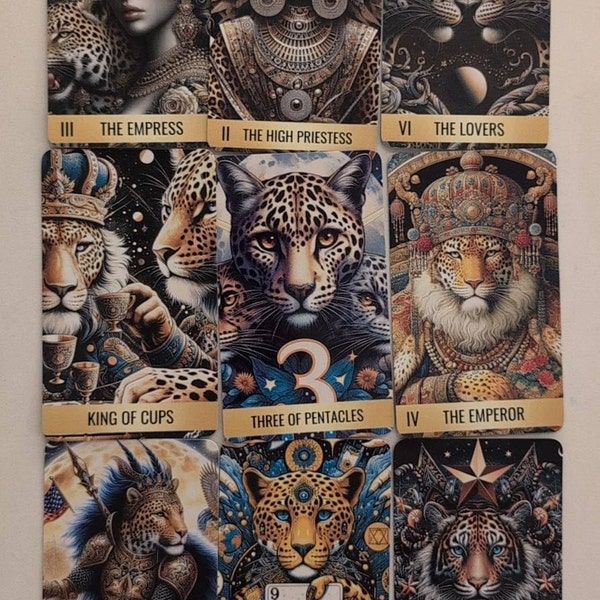 78 Medusa Theme Tarot Cards: Printable Oracle Deck (digital Download ...