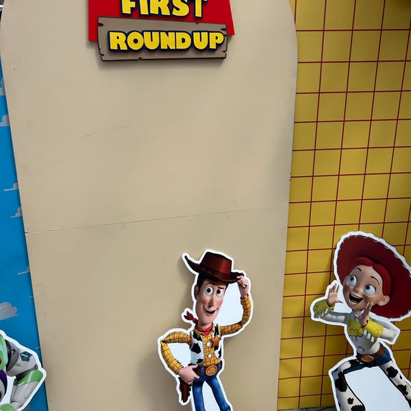 Toy Story First Round-up Sign: 3D Birthday Party Photo Prop - Etsy