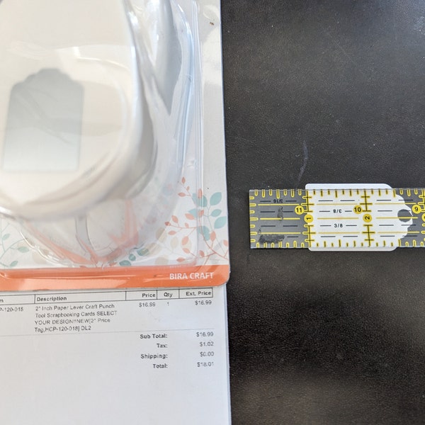 Bira Craft 2 Inch Tag Lever Action Craft Punch for Paper Crafting ...