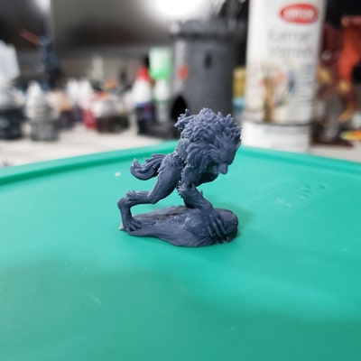 Werewolf Brute 3 Poses 3D Printed Tabletop Resin Miniatures D&D TTRPG ...