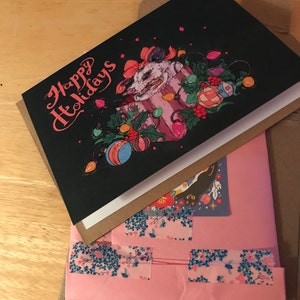 Illustrated Postcard Print Set - Etsy