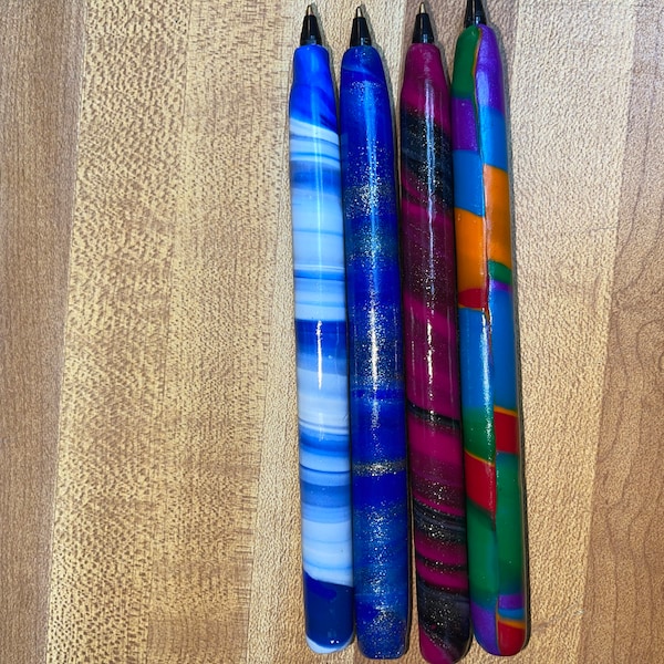 Polymer Clay Pens "poly-pens" Black (or Blue) Ink, Bic, Fun to Write ...