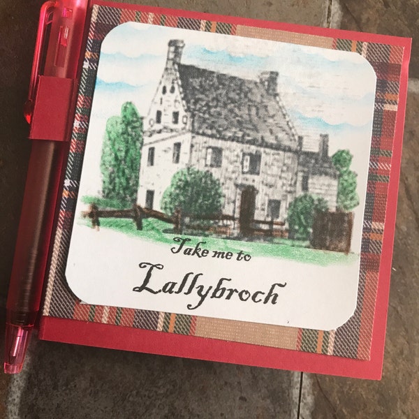 Outlander Sticky-note Holder With Pen - Etsy
