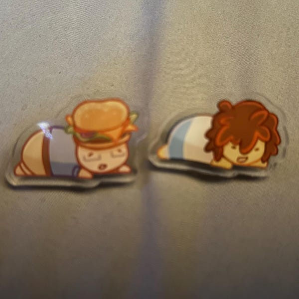 FORSAKEN Mini Acrylic Pins 1 Inch - Roblox 007n7 Twotime Chance ...