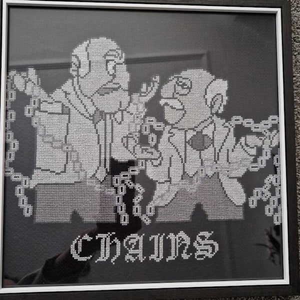 Christmas Carol Cross Stitch Pattern. Puppet, Dickens, Tiny Tim ...