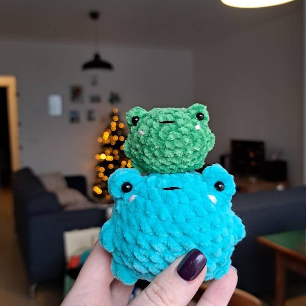 No Sew Chonky Frog Crochet Pattern - Etsy