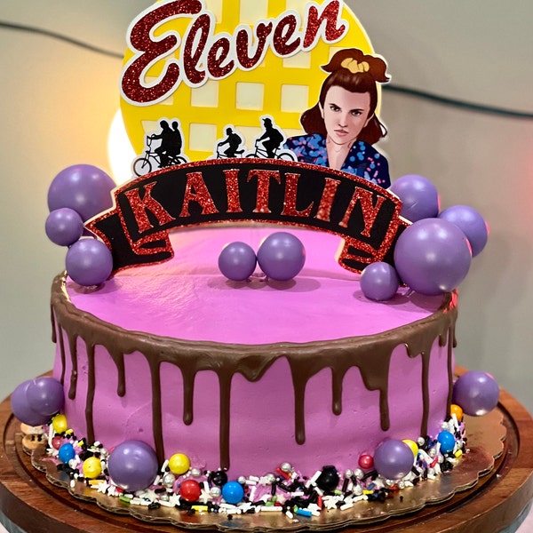 Stranger Things Cake Topper - Etsy