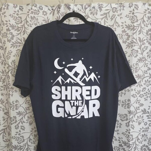 Shred the Gnar Snowboard SVG Bundle: Winter Sports Designs (digital ...
